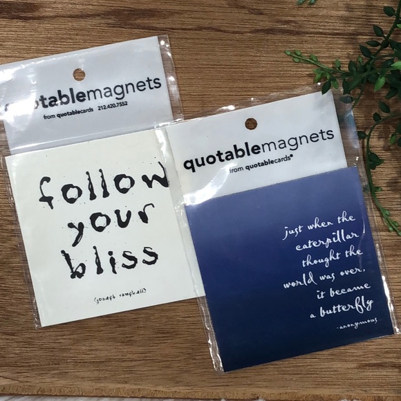 Accents | Quotable Magnets | Poshmark